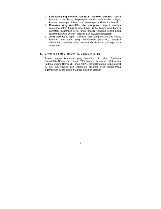 Permen pu no. 6 th.2007 tt pedoman rtbl | PDF