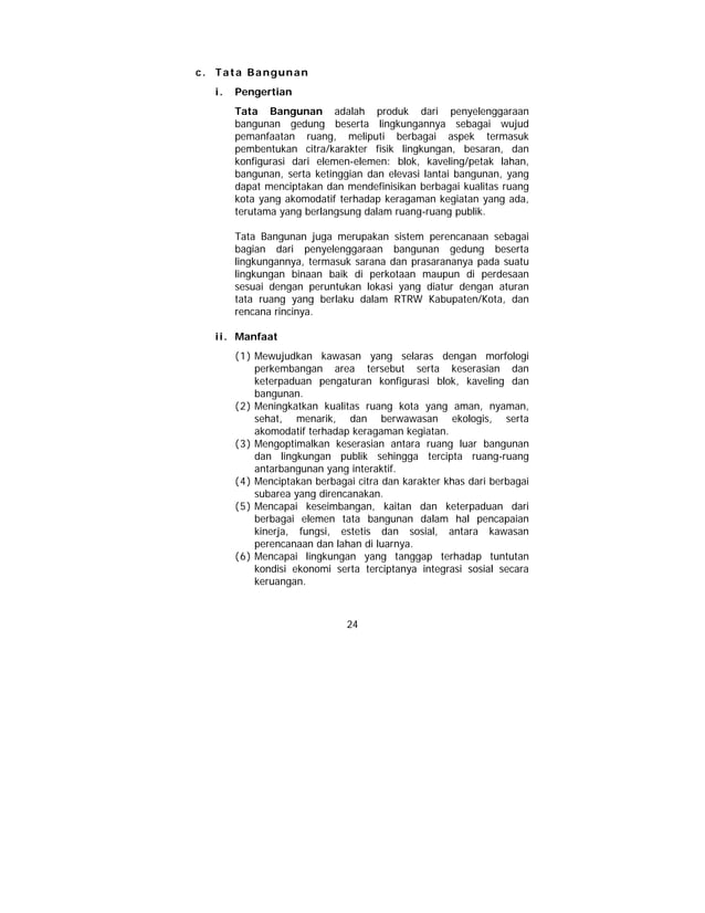 Permen pu no. 6 th.2007 tt pedoman rtbl | PDF