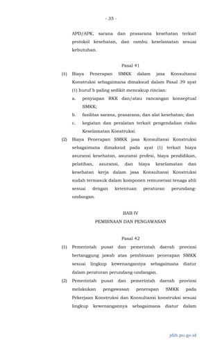 Peraturan Menteri PUPR Nomor 10 Tahun 2021 sebagai acuan dalam pelaksanaan proyek konstruksi.pdf.pdf