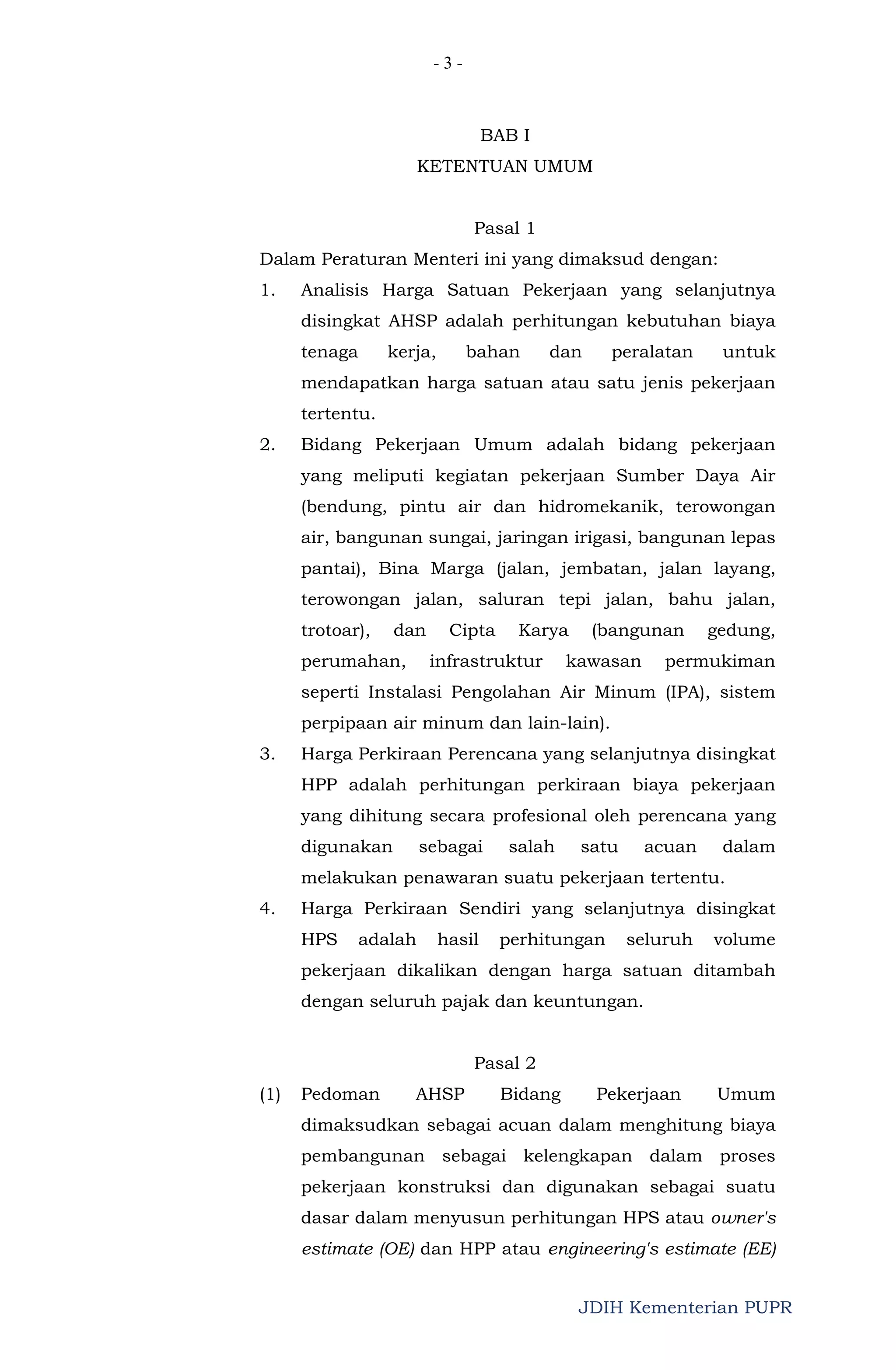 Permen pupr28 tahun 2016 | PDF