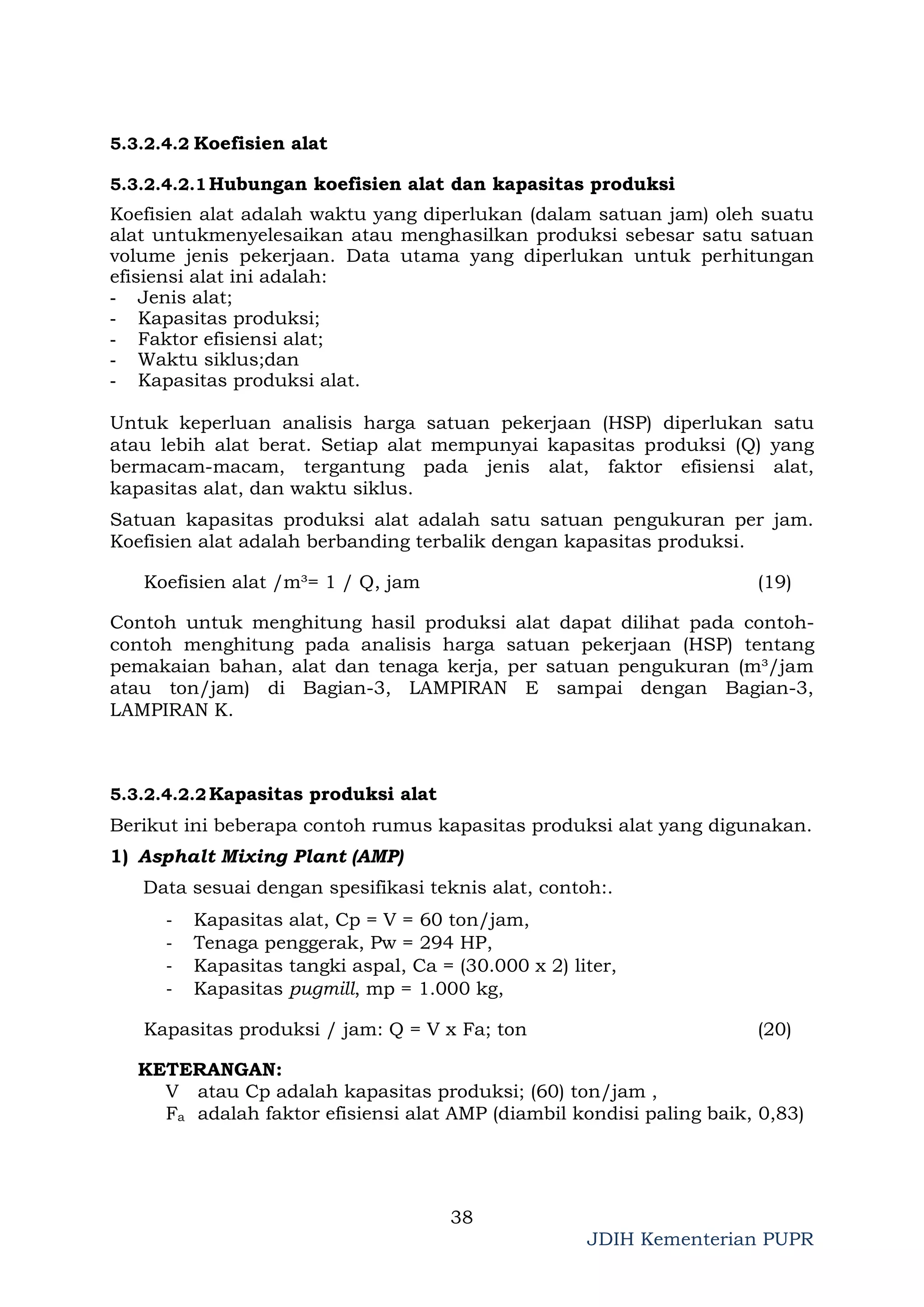 Permen pu pr no.28 tahun 2016 - bidang umum | PDF