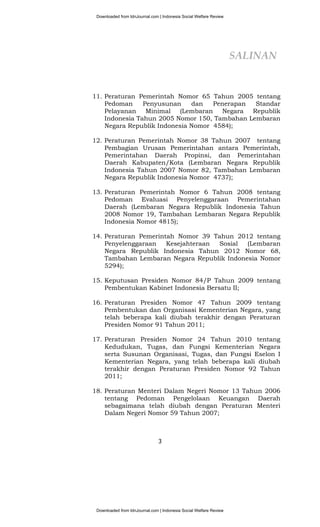 Permensos no. 25 tahun 2012 idn journal | PDF