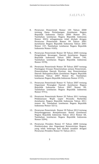 Permensos no. 26 tahun 2012 idn journal | PDF