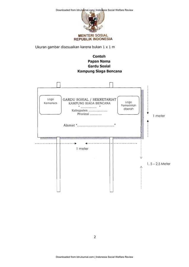 Permensos no. 128 tahun 2011 idn journal | PDF