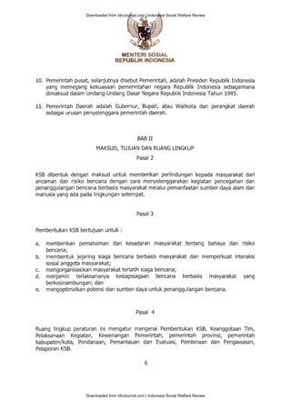 Permensos no. 128 tahun 2011 idn journal | PDF