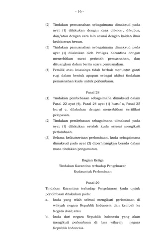 Permentan No 28 Tahun 2018 indonesia kementrian | PDF