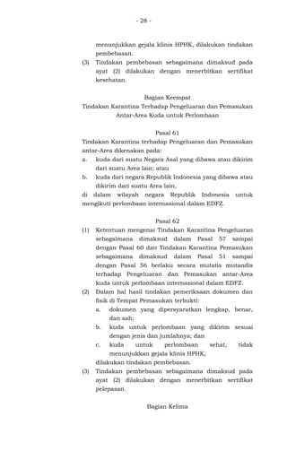 Permentan No 28 Tahun 2018 indonesia kementrian | PDF