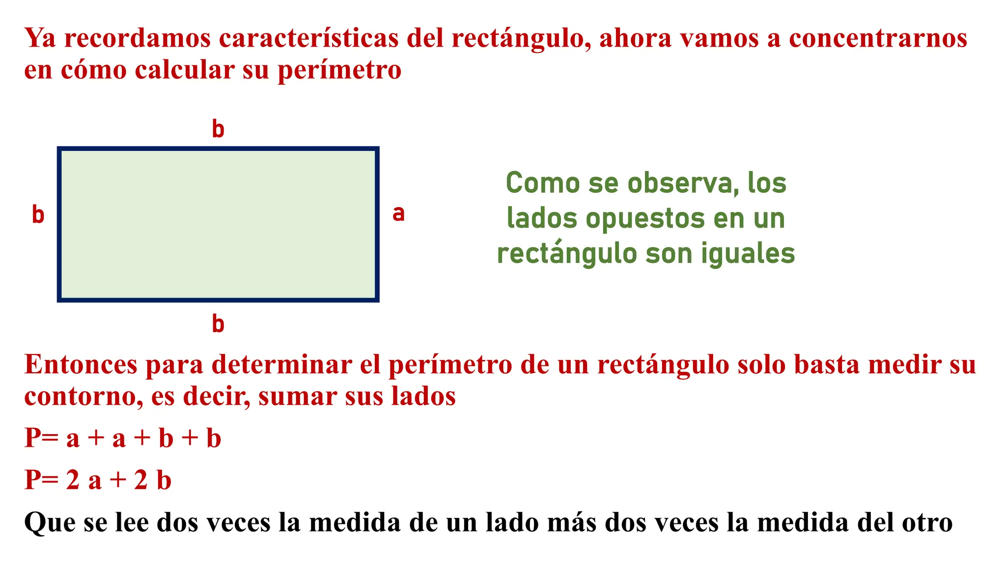 PERÍMETRO Y ÁREA De las figuras rectangulares para cuarto grado | PDF ...