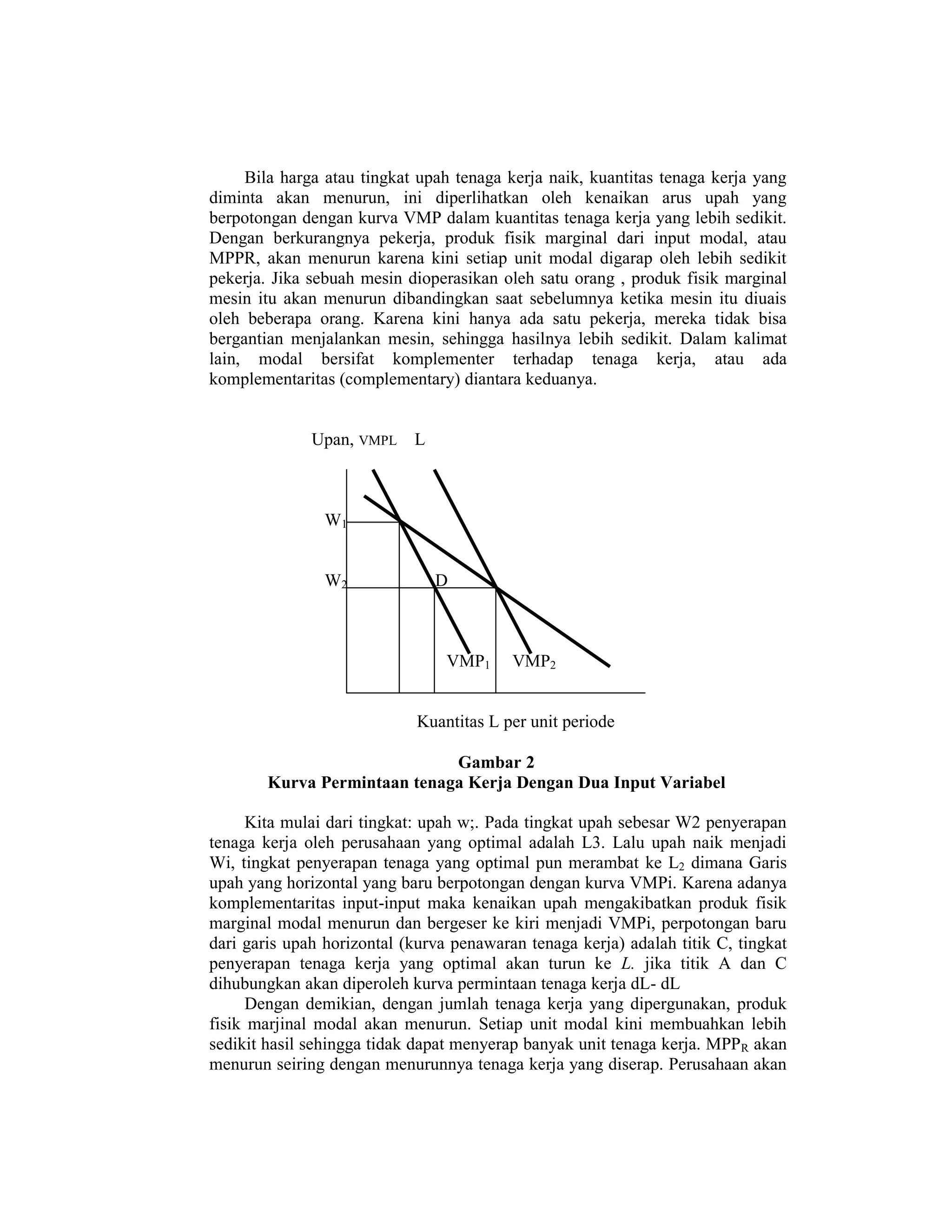 Permintaan dan penawaran tenaga kerja serta upah teori serta beberapa potretnya di indonesia | PDF