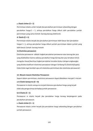 Permintaan, penawara, dan harga keseimbangan | PDF