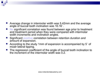 Permissible limit for mandibular expansion | PPT