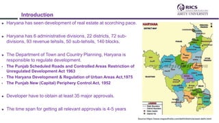 Permission & Clearance for Real Estate Projects in Haryana | PPTX