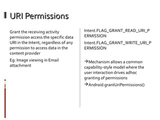 Permission enforcement s in android new (1) | PPT