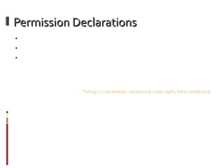 Permission enforcement s in android new (1) | PPT