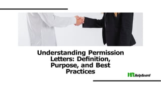 Permission Letter, Permission Letter Format | PPT