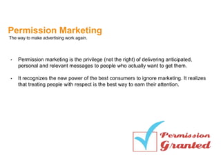 Permission Marketing | PPTX