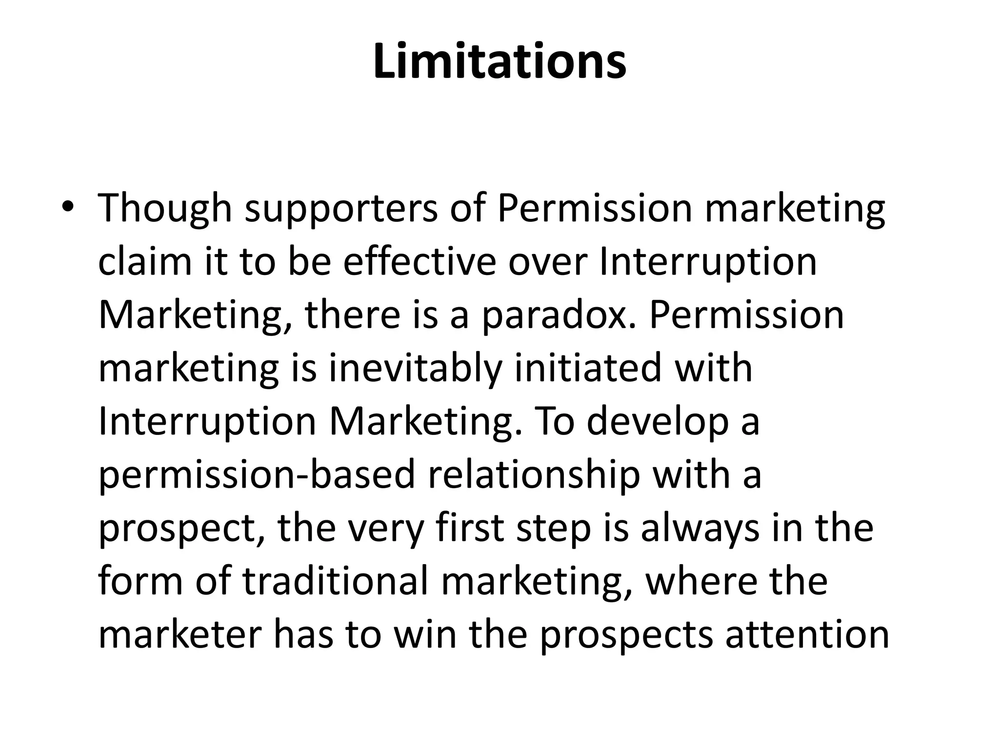 Permission marketing | PPTX