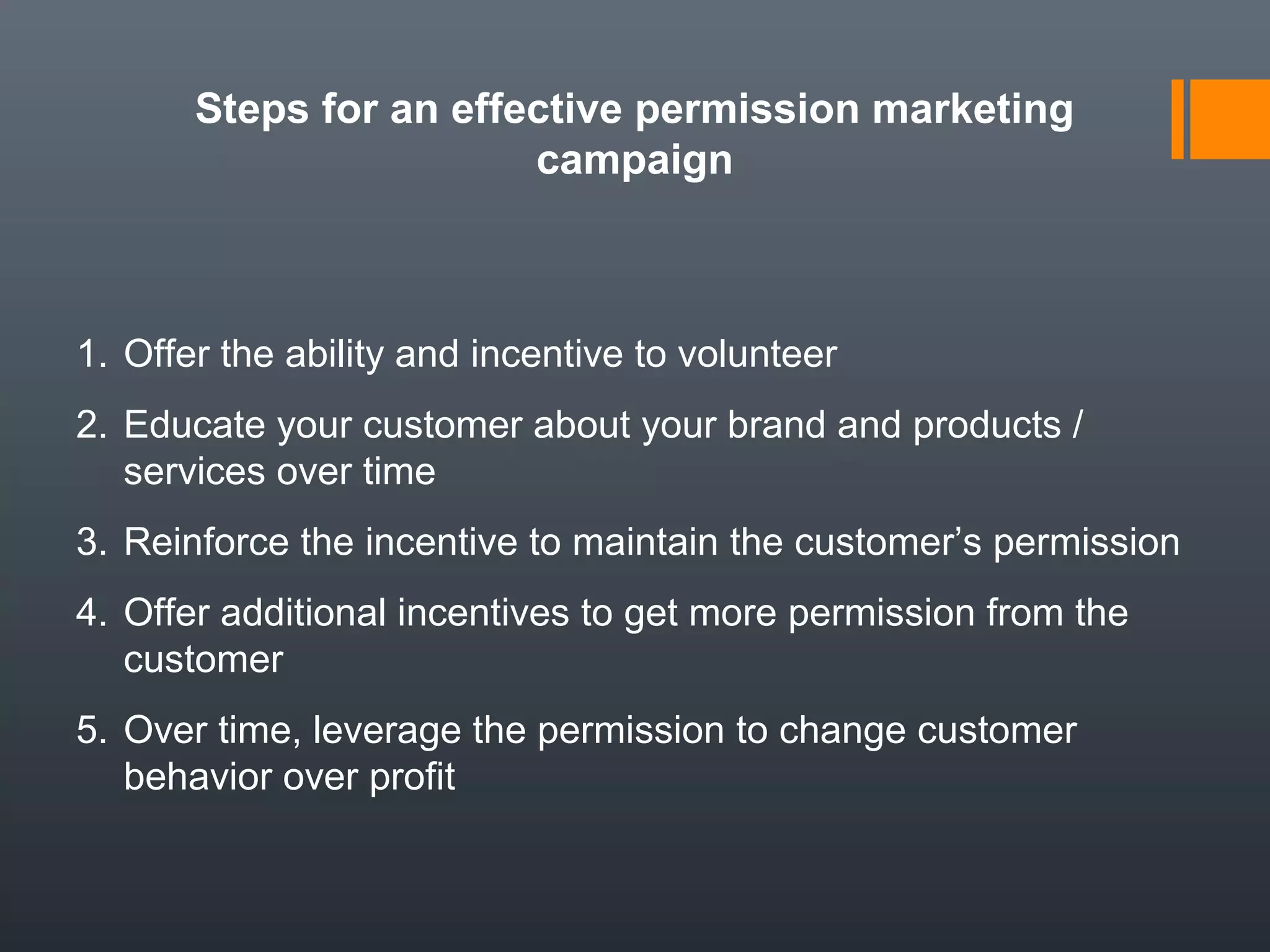 Permission mkt class - Presentation | PPT