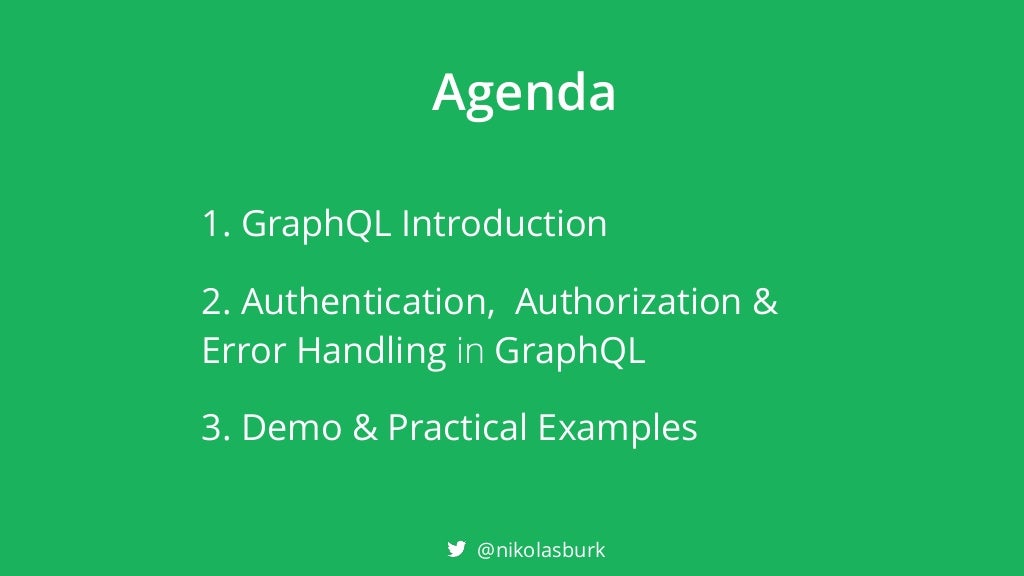 Authentication Authorization And Error Handling With Graphql