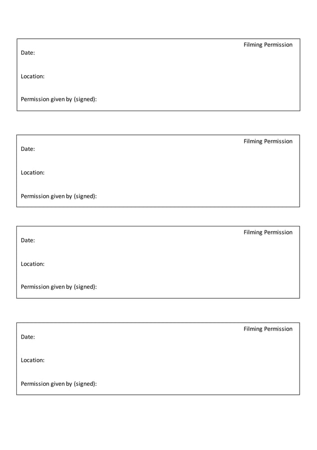 Permission slip | DOCX