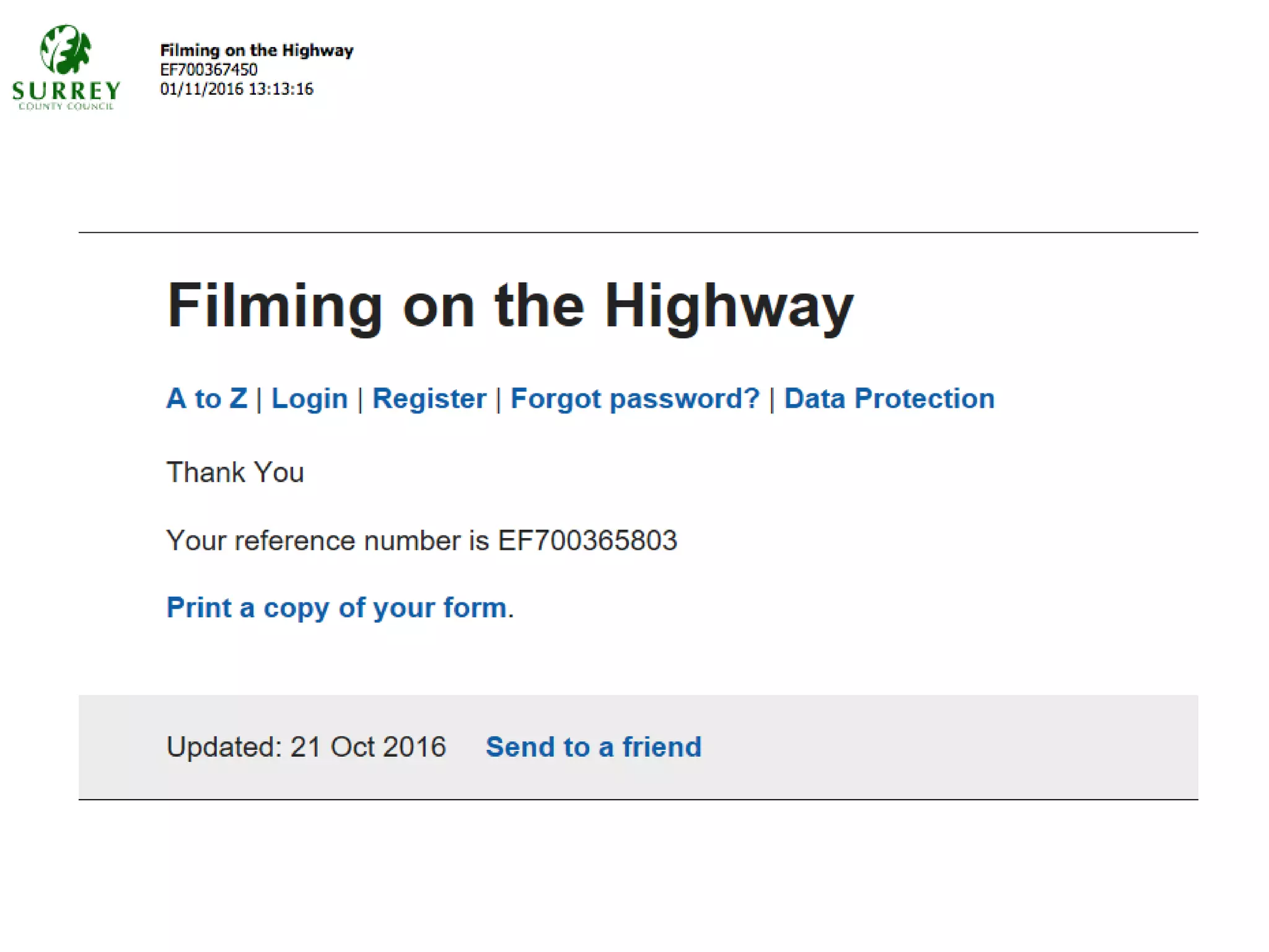 Filming Permission Email Evidence | PPTX