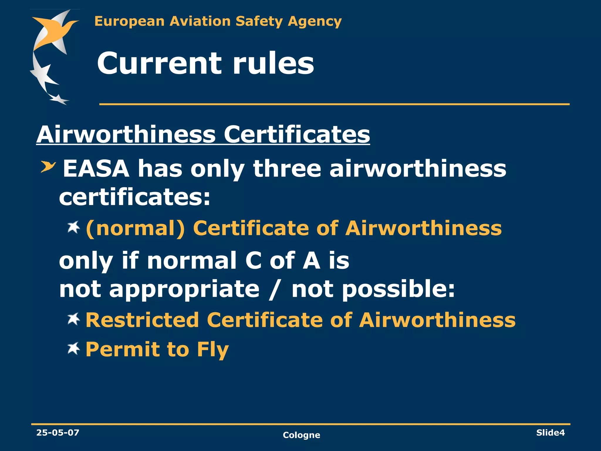 Permit To Fly The New Rules | PPT