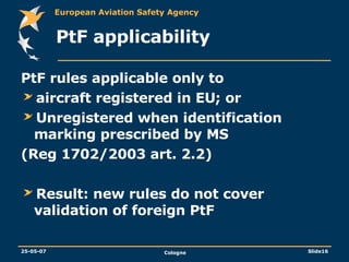 Permit To Fly The New Rules | PPT