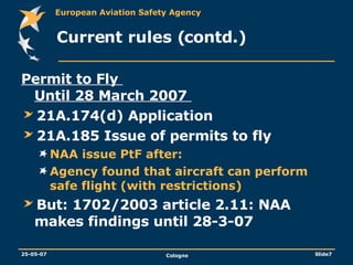 Permit To Fly The New Rules | PPT