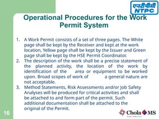 Permit to Work Training for employees and workers | PPTX