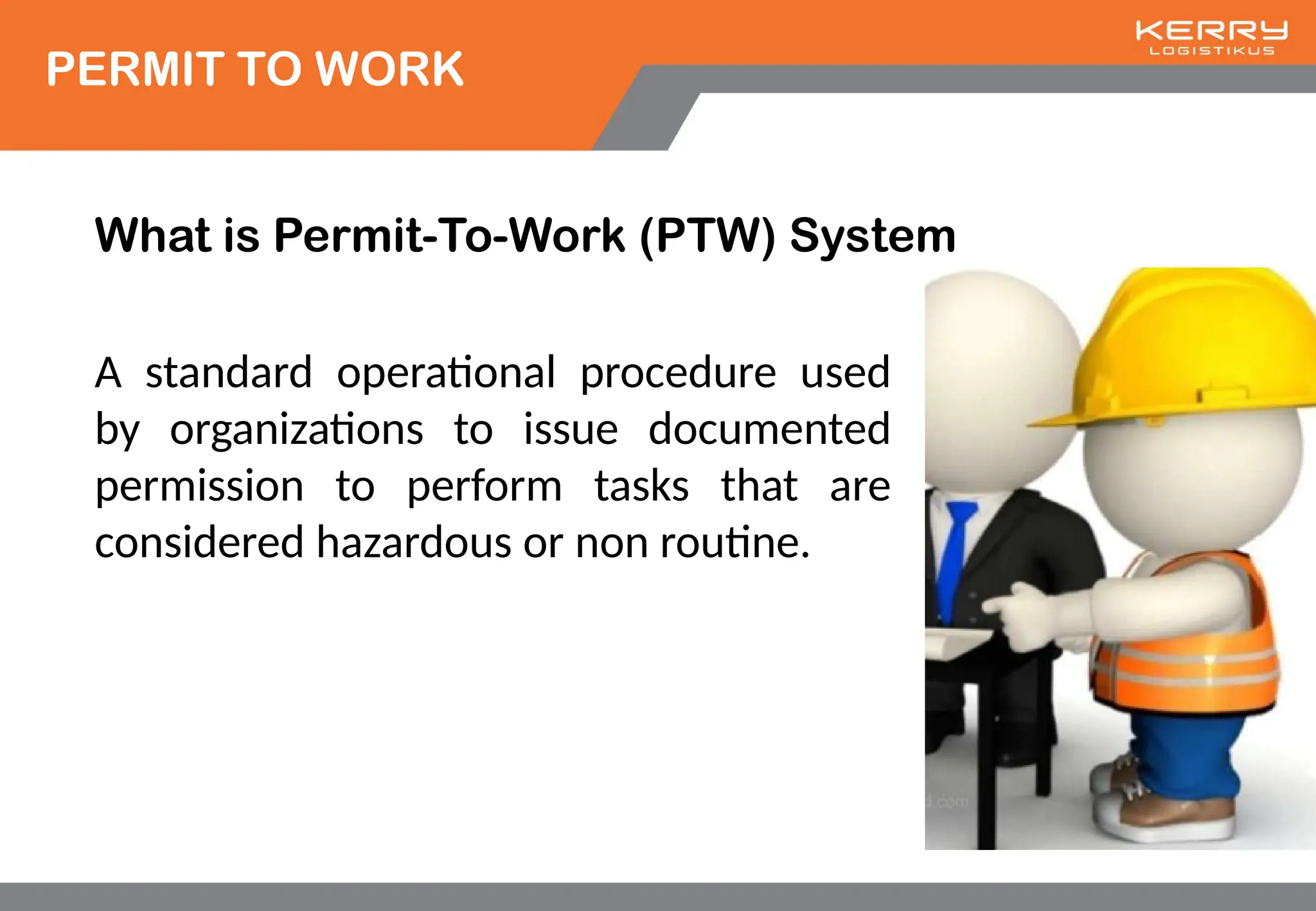Permit To Work System Training Orientation Pptx