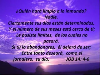 Dios permite Vs Dios aprueba | PPTX