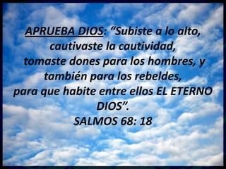 Dios permite Vs Dios aprueba | PPTX