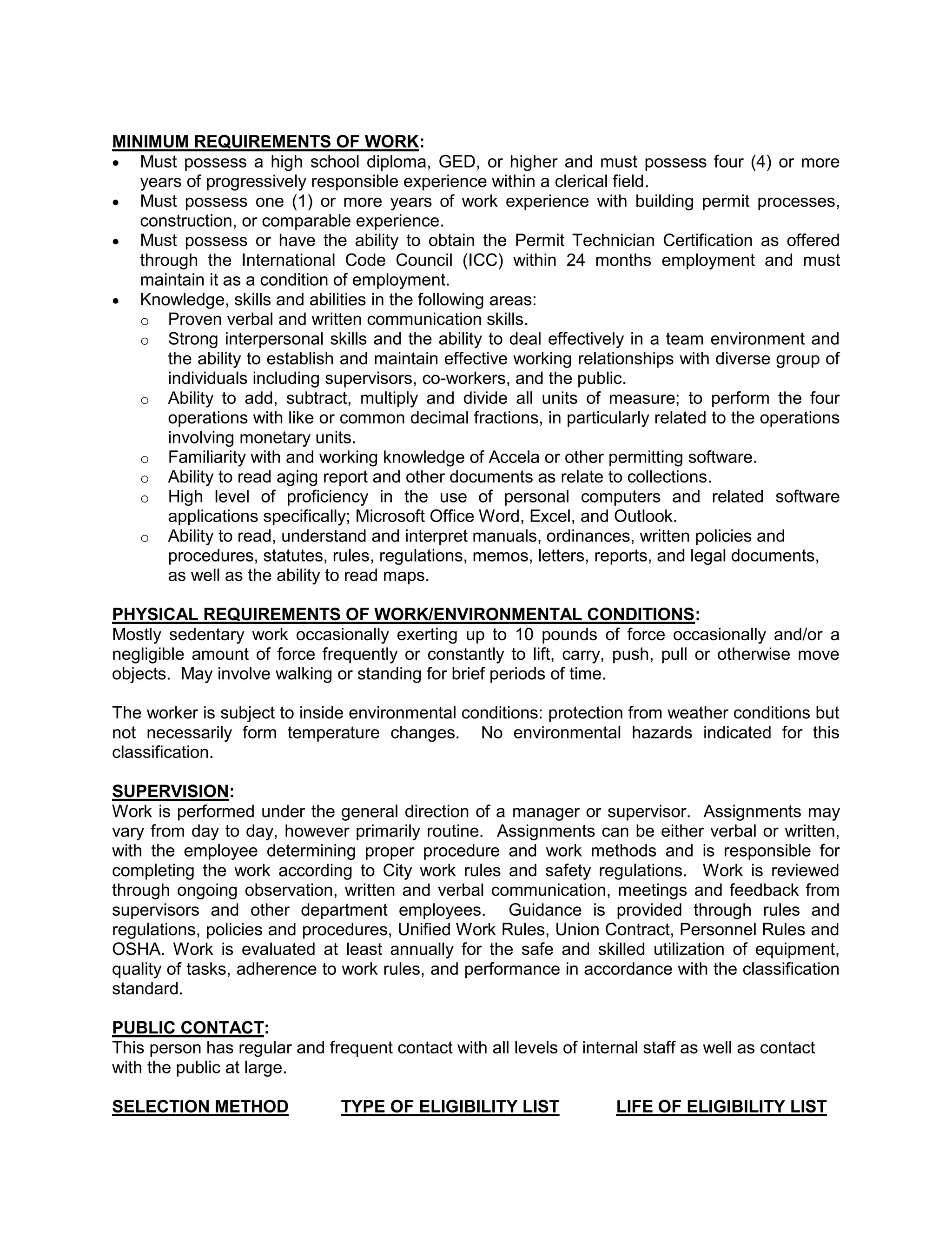 Evanston Permit Services Representative | PDF | Civil Engineering Industry | Industries