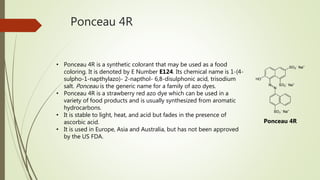 Permitted synthetic colors | PPTX