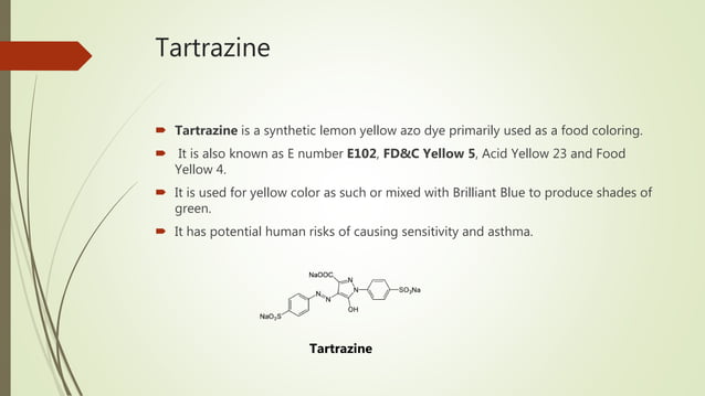 Permitted synthetic colors | PPTX