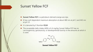 Permitted synthetic colors | PPTX