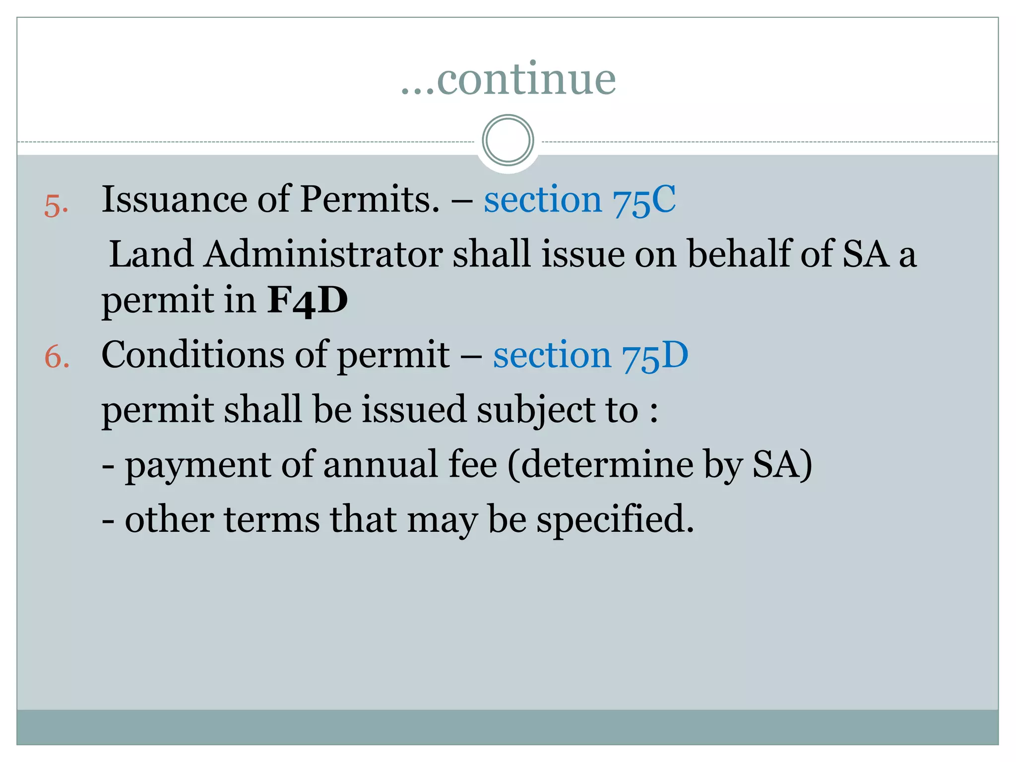 Permit to use air space | PPTX