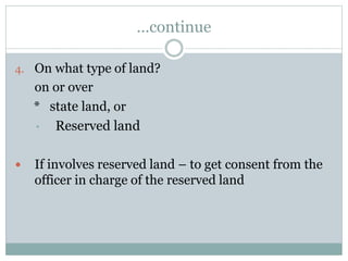 Permit to use air space | PPTX