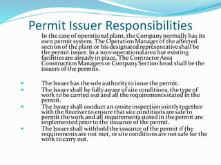 Permit To Work | Work Permit System | Gaurav Singh Rajput | PDF