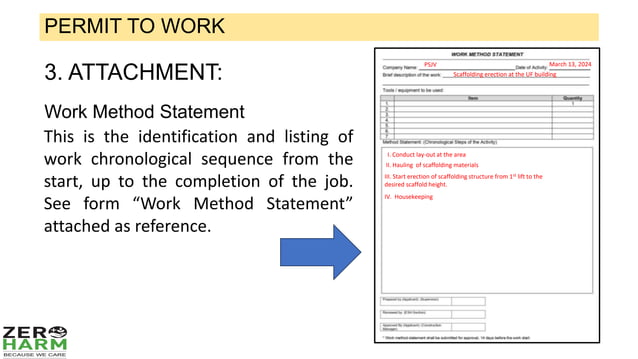 PERMIT TO WORK (PTW) TRAINING COURSE.pptx | Developmental Sites | Real ...