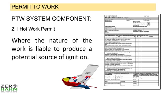 PERMIT TO WORK (PTW) TRAINING COURSE.pptx | Developmental Sites | Real ...