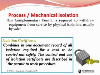 Permit to work system | PPTX