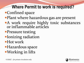 Permit to work system | PPTX