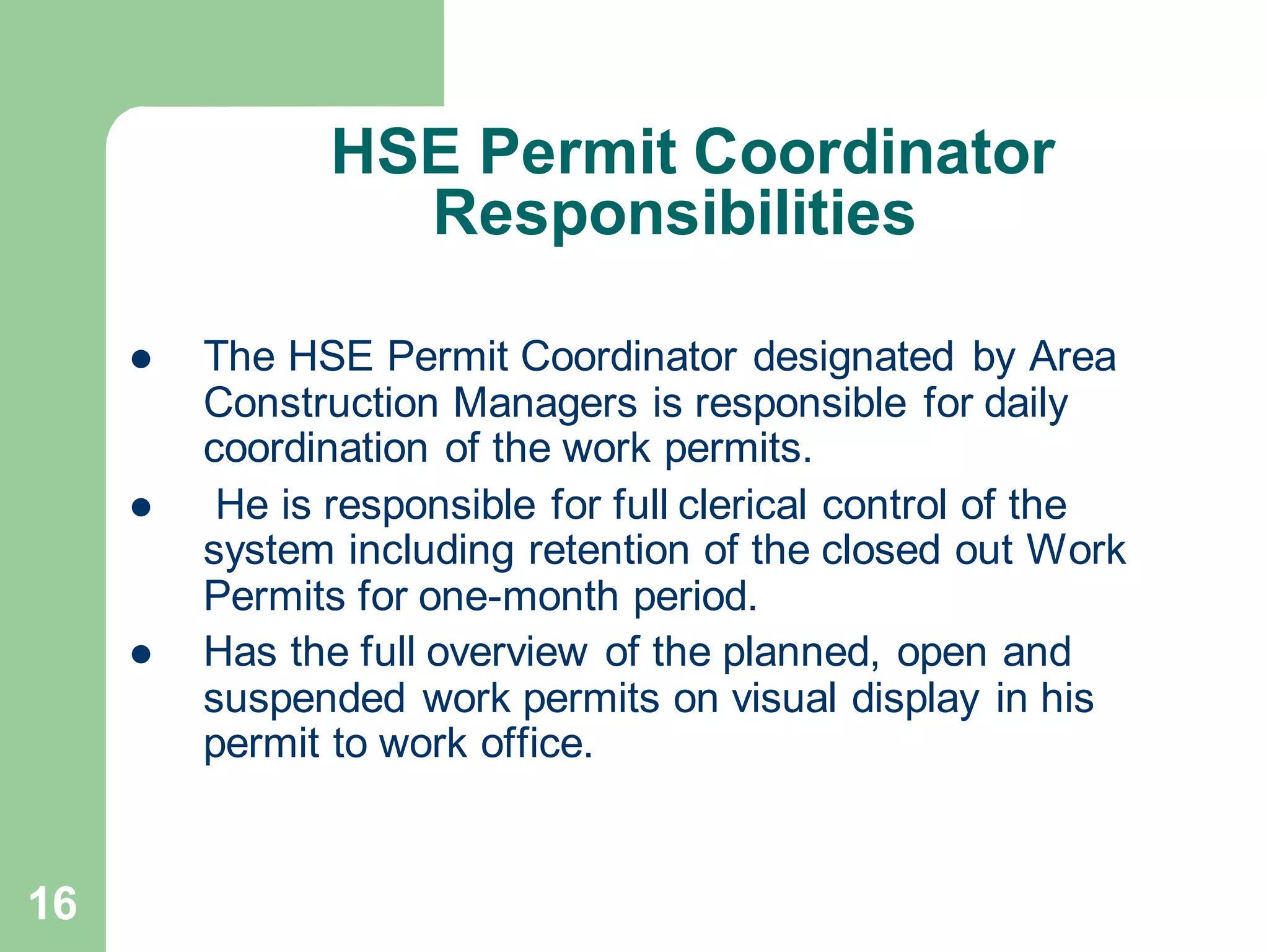 Permit to work training | PDF