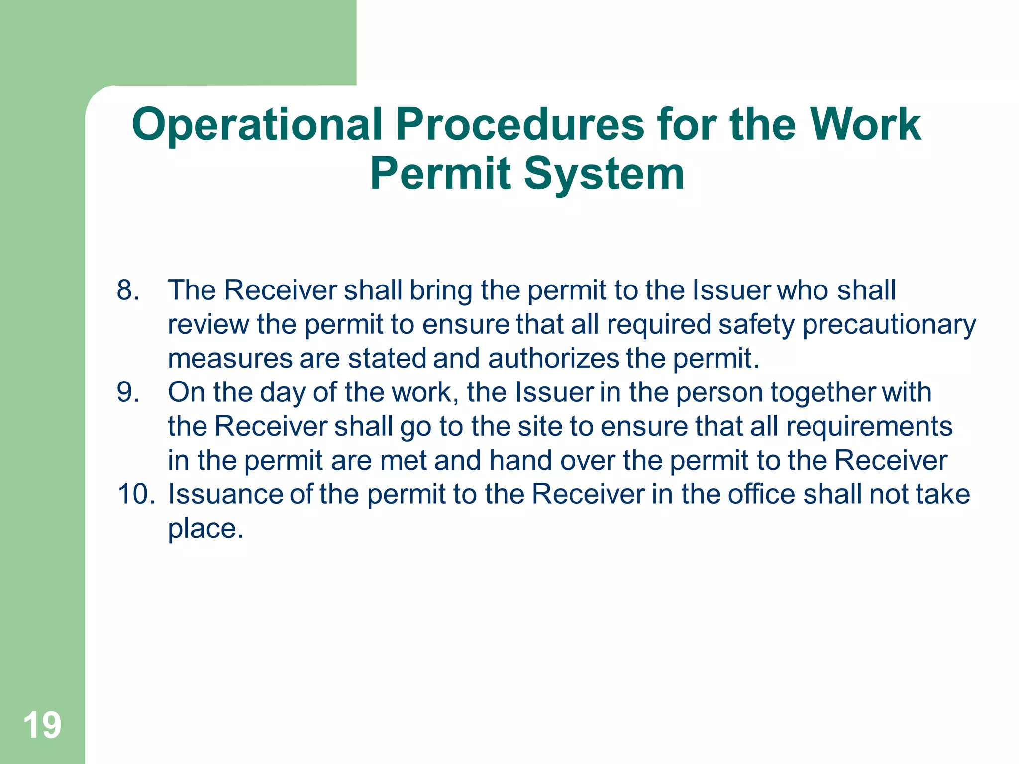 Permit to work training | PDF