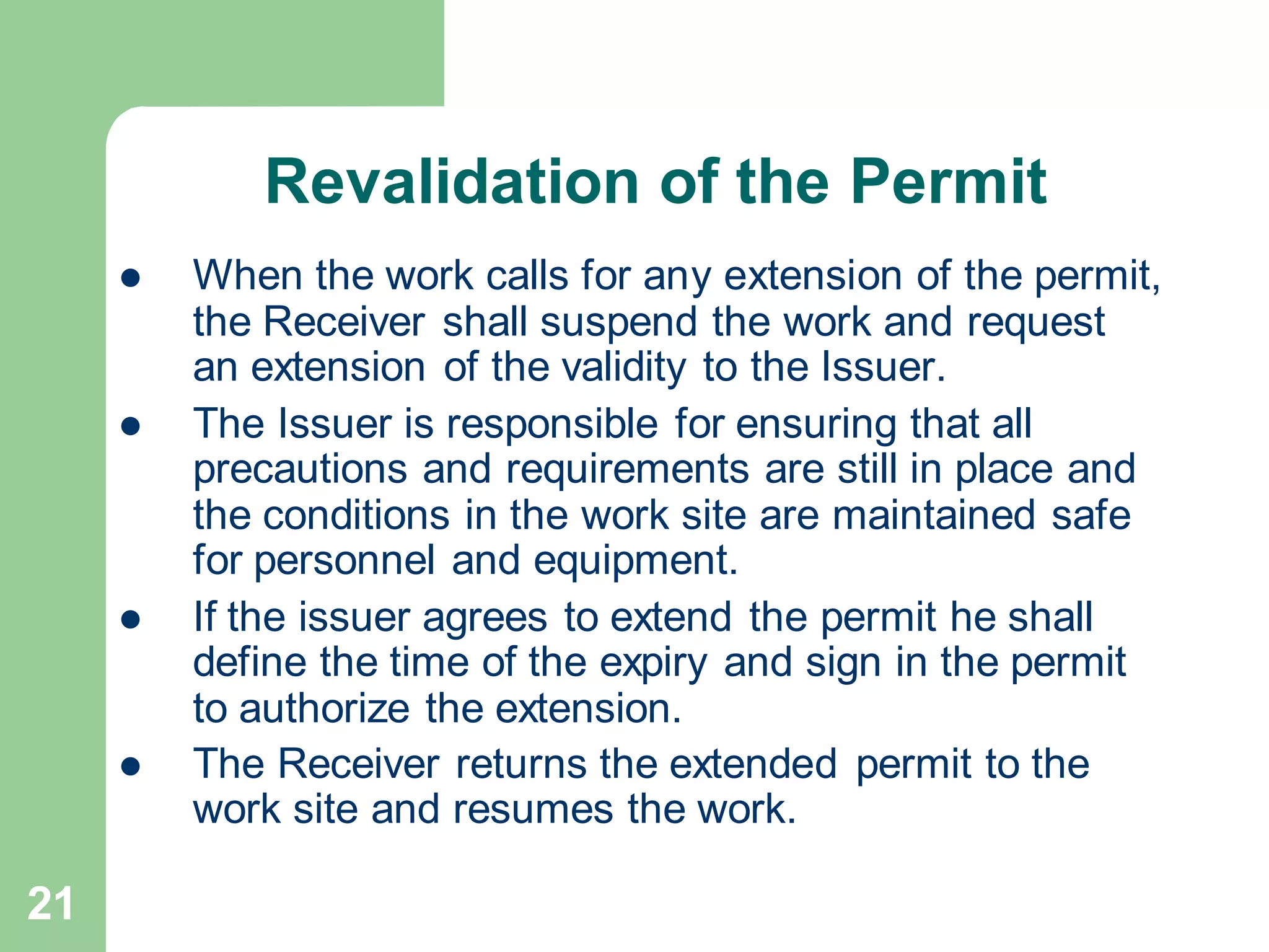 Permit to work training | PDF