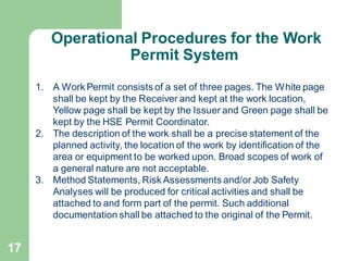 Permit to work training | PDF | Civil Engineering Industry | Industries