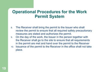 Permit To Work Training HSE Presentation.ppt