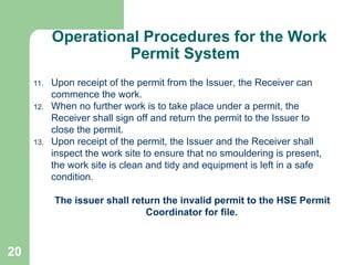 Permit To Work Training HSE Presentation.ppt