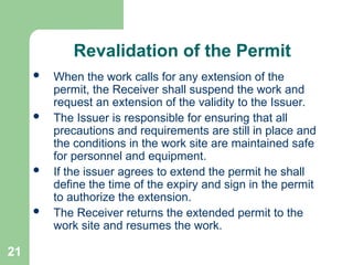 Permit To Work Training HSE Presentation.ppt